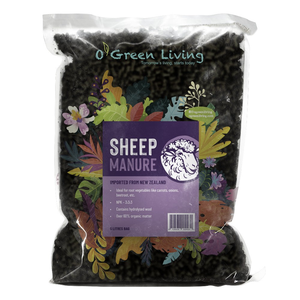 I202 OGL Sheep Manure 1L Bottle & 5L Bag (From New Zealand) – OGL D2D